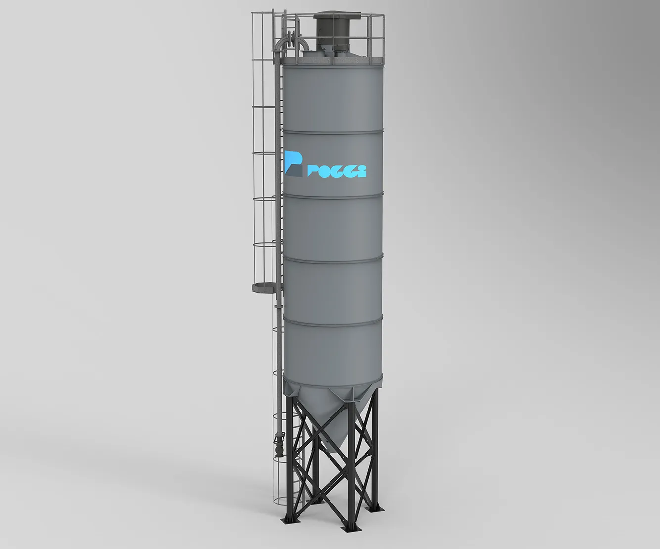 Silos verticali monolitici SM e SZ per cemento | Poggi